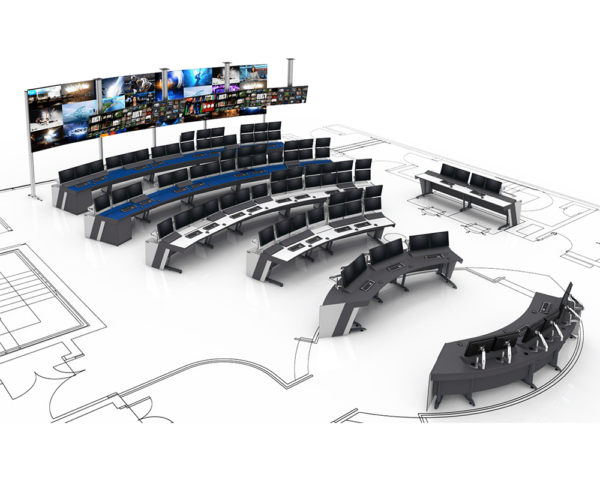 Satellites & Teleports Control Room Furniture | LundHalsey