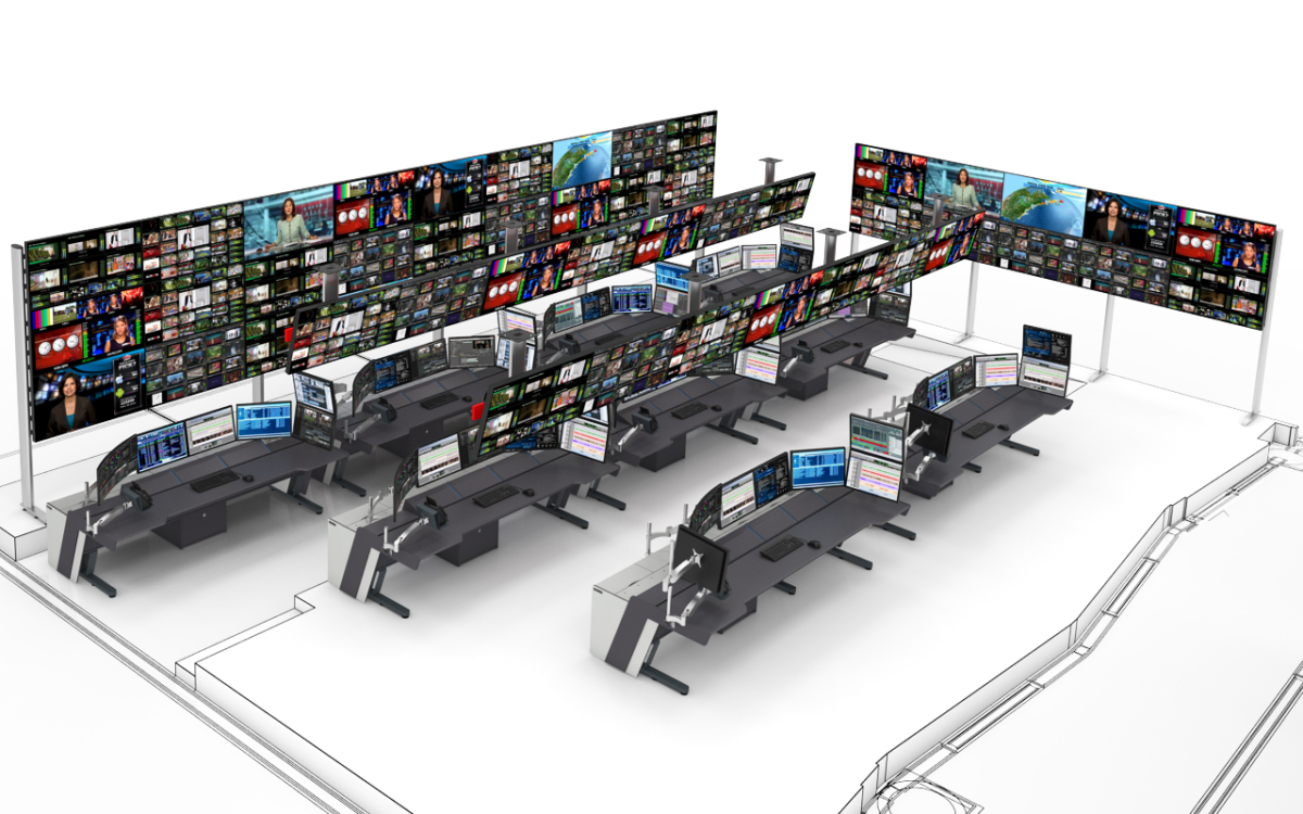 Broadcast Control Room Furniture | LundHalsey